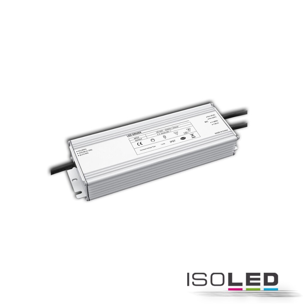 LED PWM-Trafo 48V/DC, 0-250W, 1-10V dimmbar, IP67 - TWiDOO - Österrei, 117,93