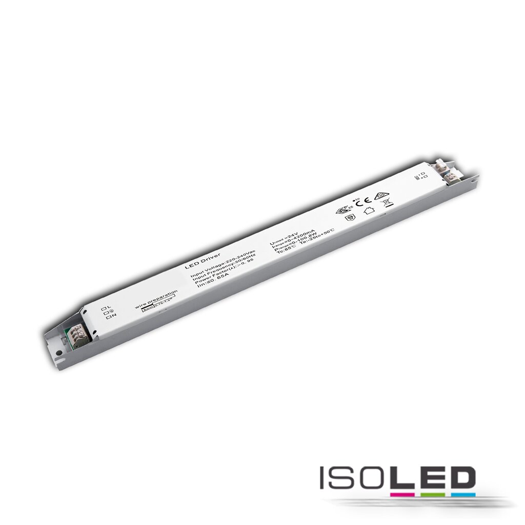 LED Trafo 24V/DC, 0-100W, slim, SELV - TWiDOO - Österreichischer Onli ...